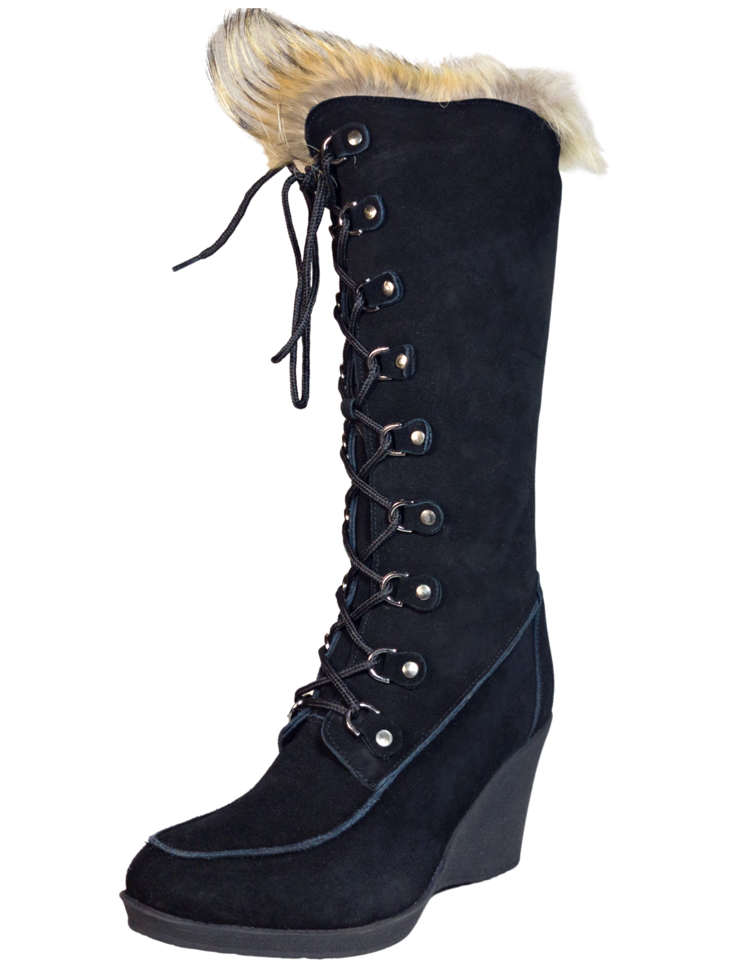 Botas de Invierno Piel Gamuza/Pelo de Zorro - Winter Boots – Bellash ...